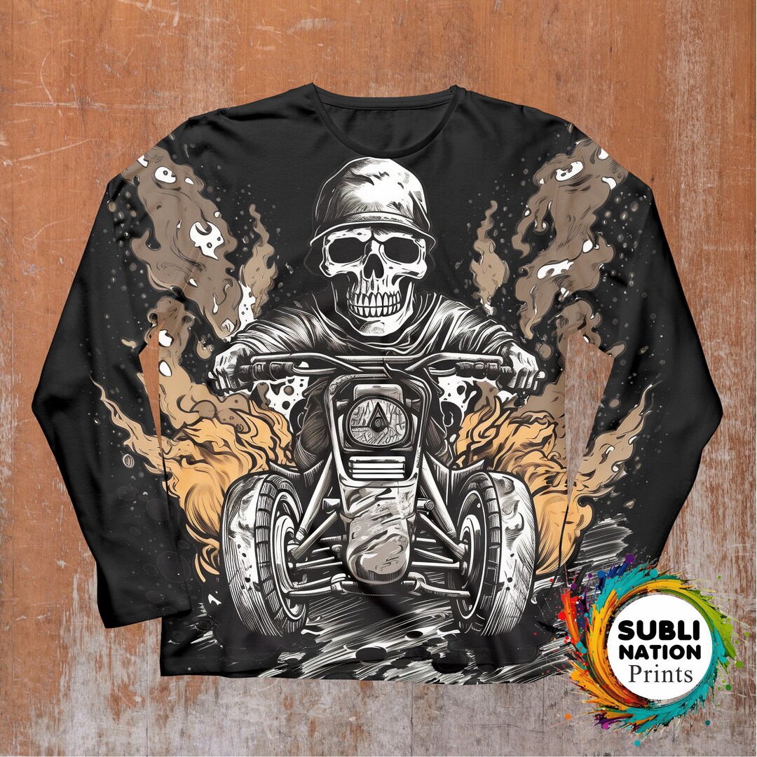 ATV Rider Skull Warrior - Etsy