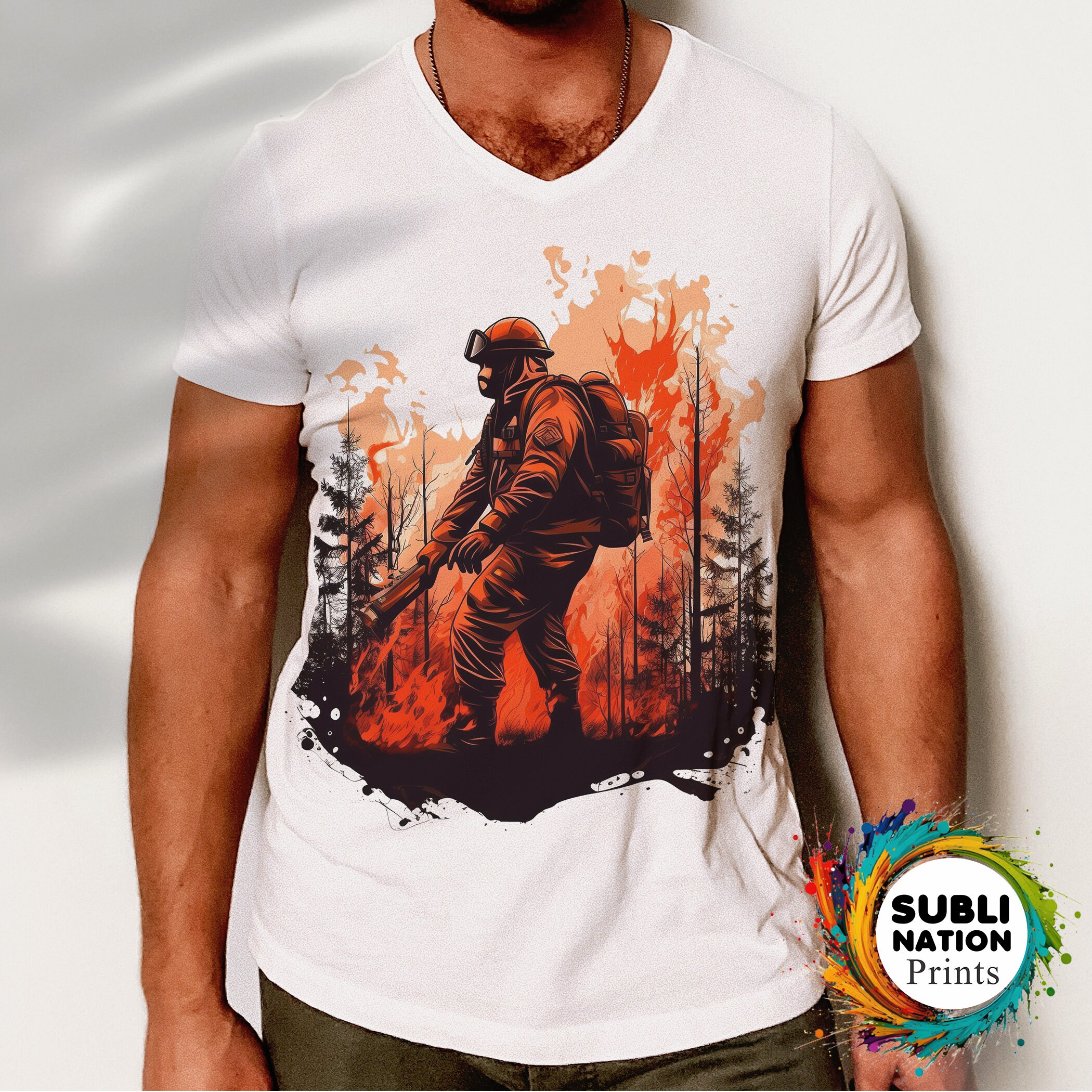 Forest Firefighter Smoke Diver - Etsy