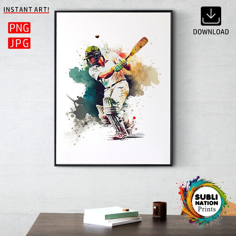 Watercolor Baseball Player PNG - Etsy