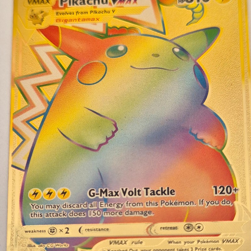 Rainbow Mewtwo Vmax - Etsy UK