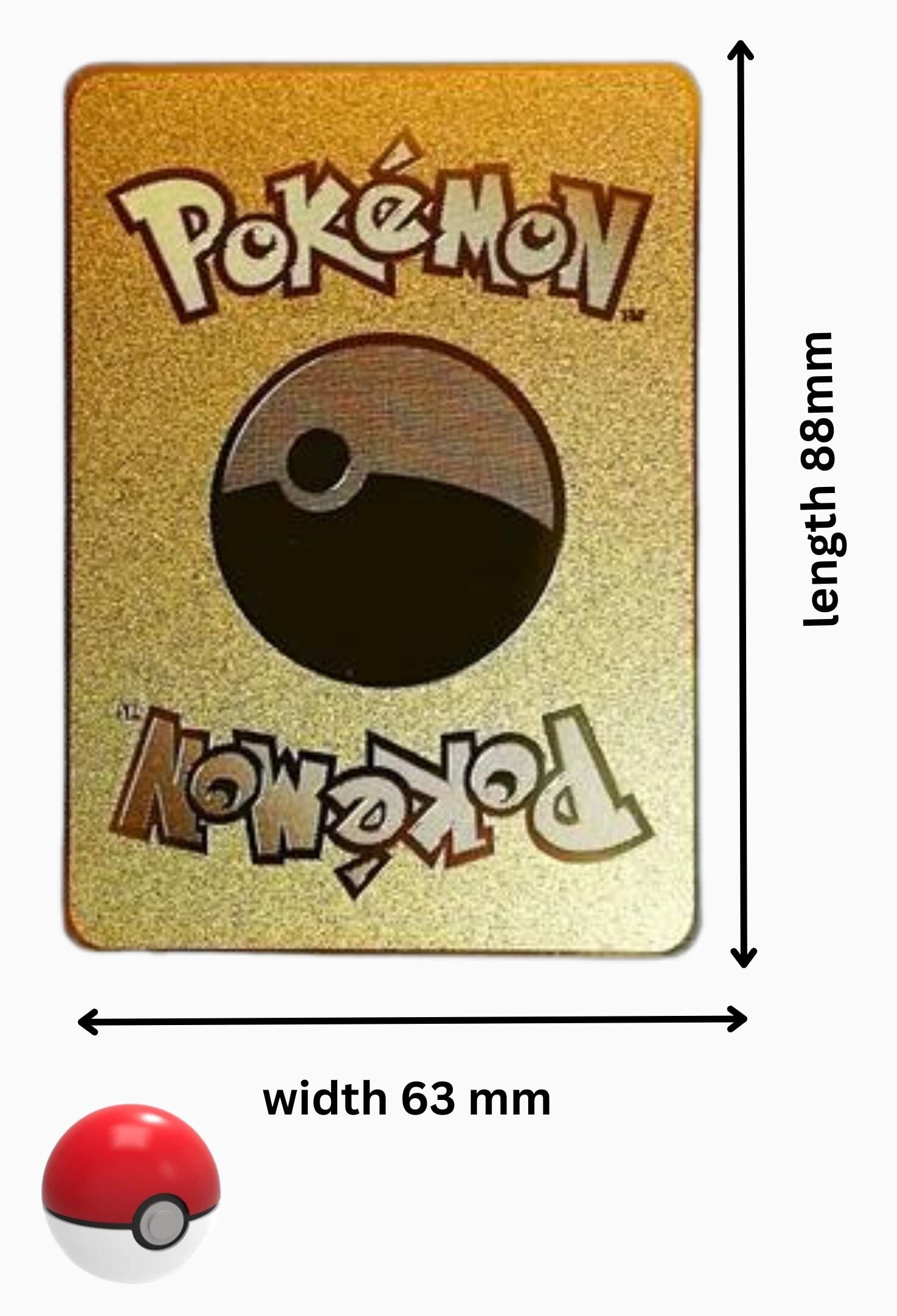 Detective Pikachu GX Pokemon Gold Metal Solid Rare Collectable Card ...