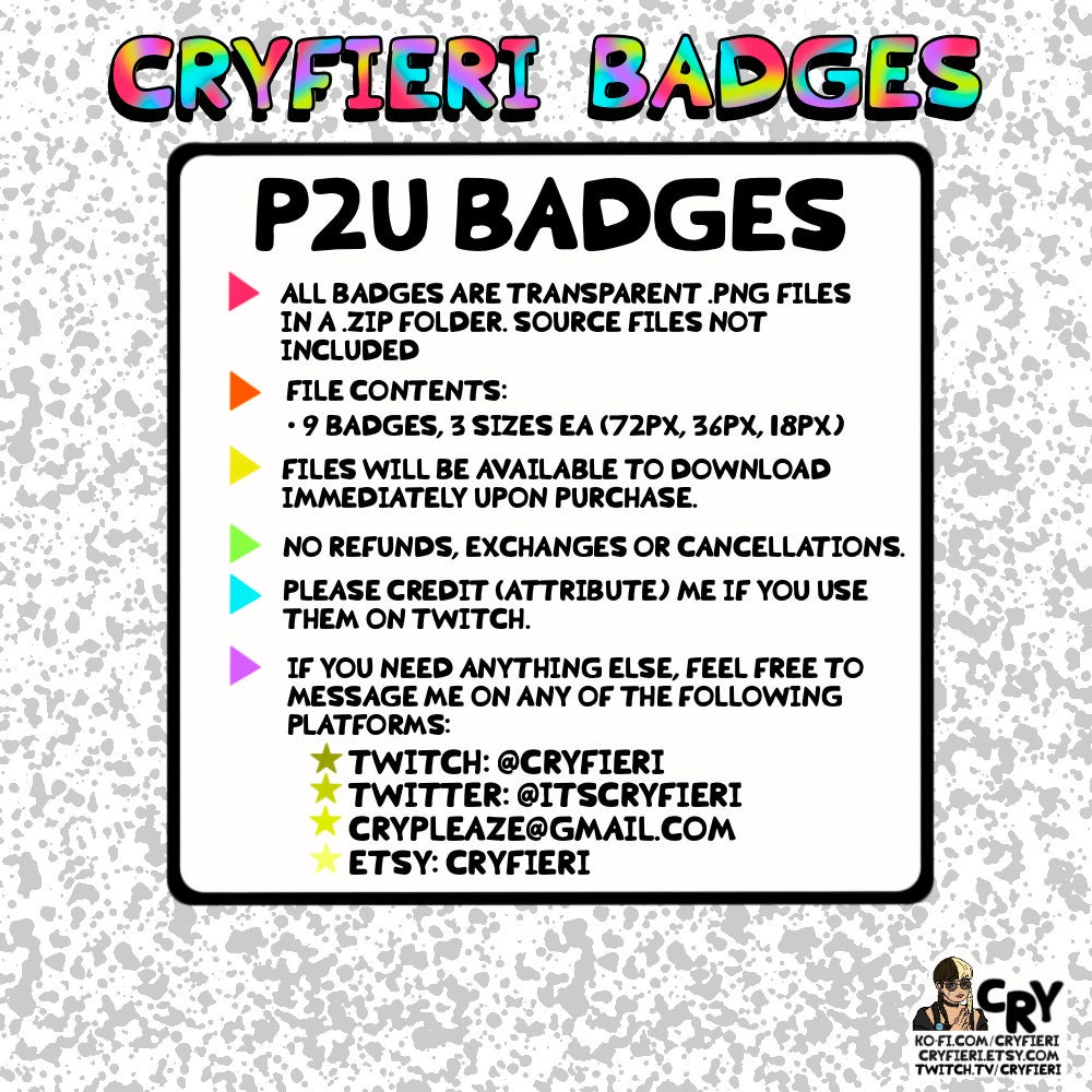 9 Twitch Sub Badges Bucket Hats Cool Pretty Retro Cute Stream Bucket ...