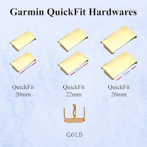 Garmin Watch Adapter, Garmin Quickfit Metal Connector for All Models ...