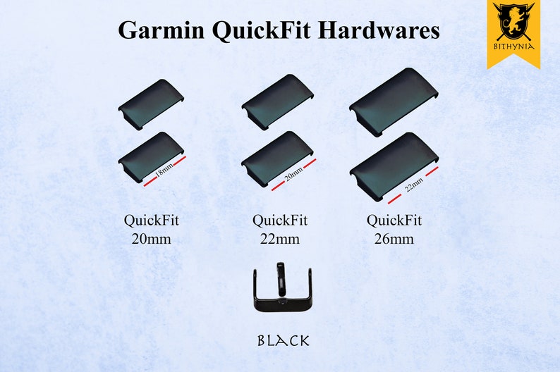 Garmin Watch Adapter, Garmin Quickfit Metal Connector for All Models ...