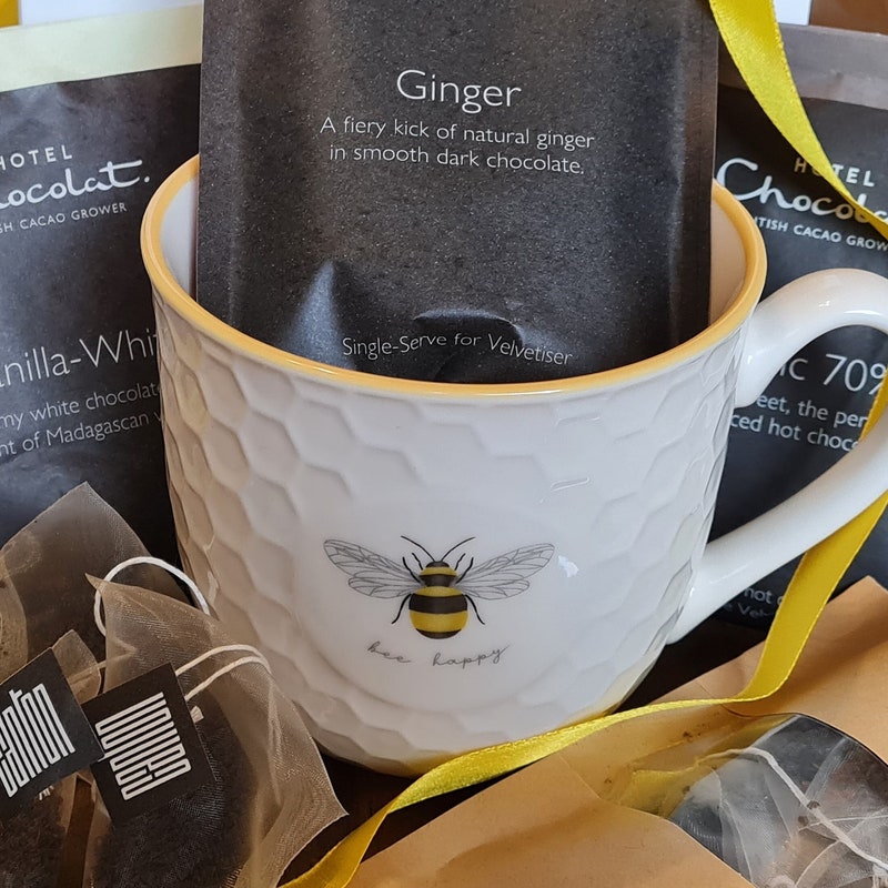 Bee Happy Mug - Etsy