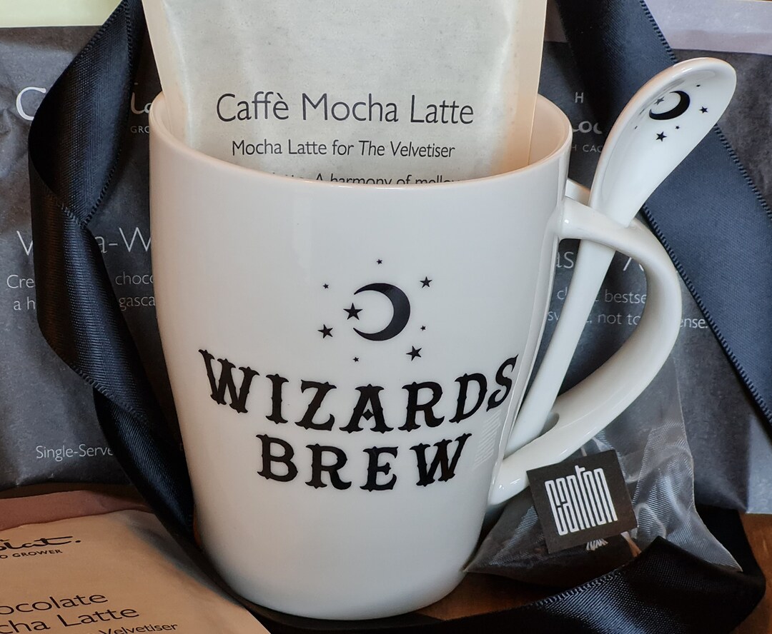 Wizards Brew Mug & Spoon Gift Box With Luxury Tea, Coffee or Hot ...