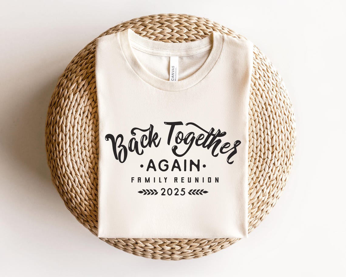 Family Reunion SVG Design: Back Together Again, Family Tree (digital ...