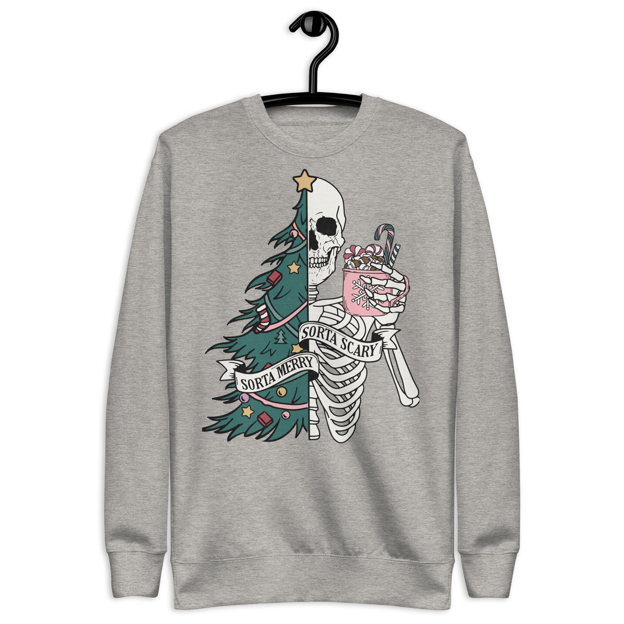 Alternative Christmas Jumper Kinda Merry, Kinda Scary - Etsy