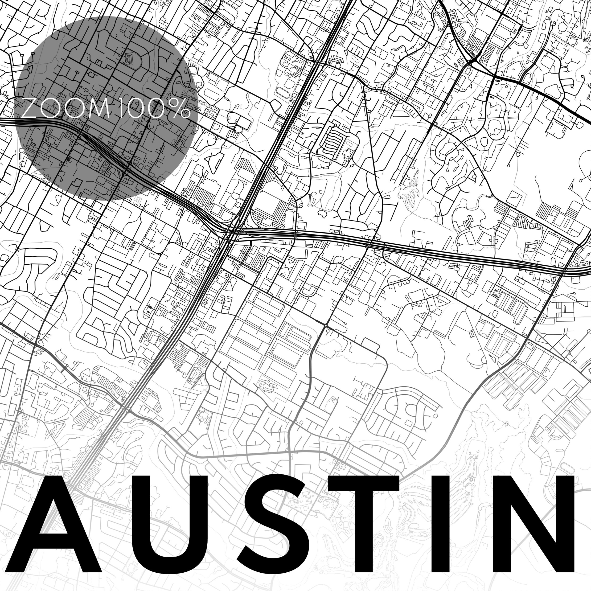 Austin Map Print, Austin Map Poster, Download Printable Austin Map ...