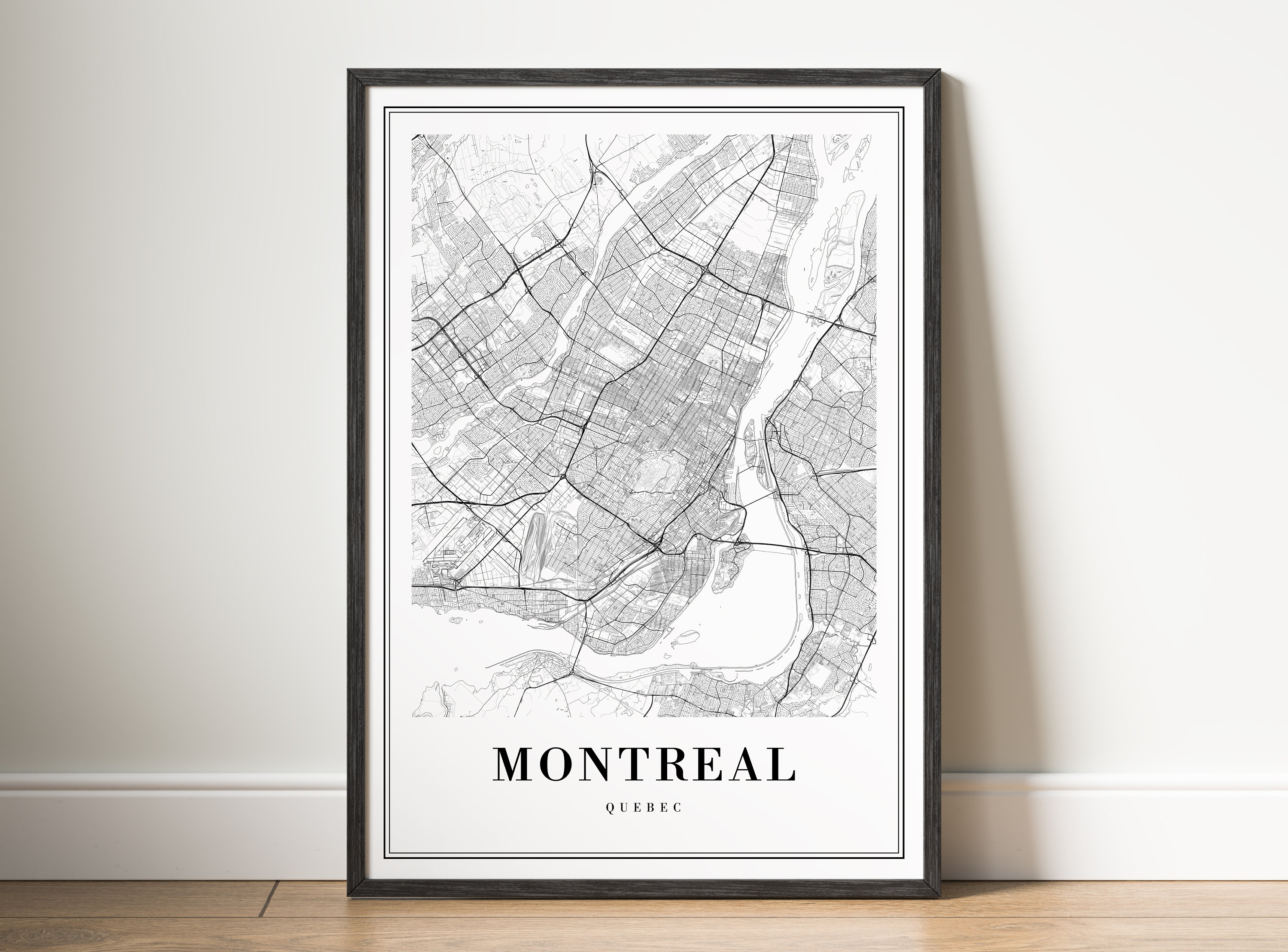 Montreal Map Print, Montreal Map Poster, Download Printable Montreal ...