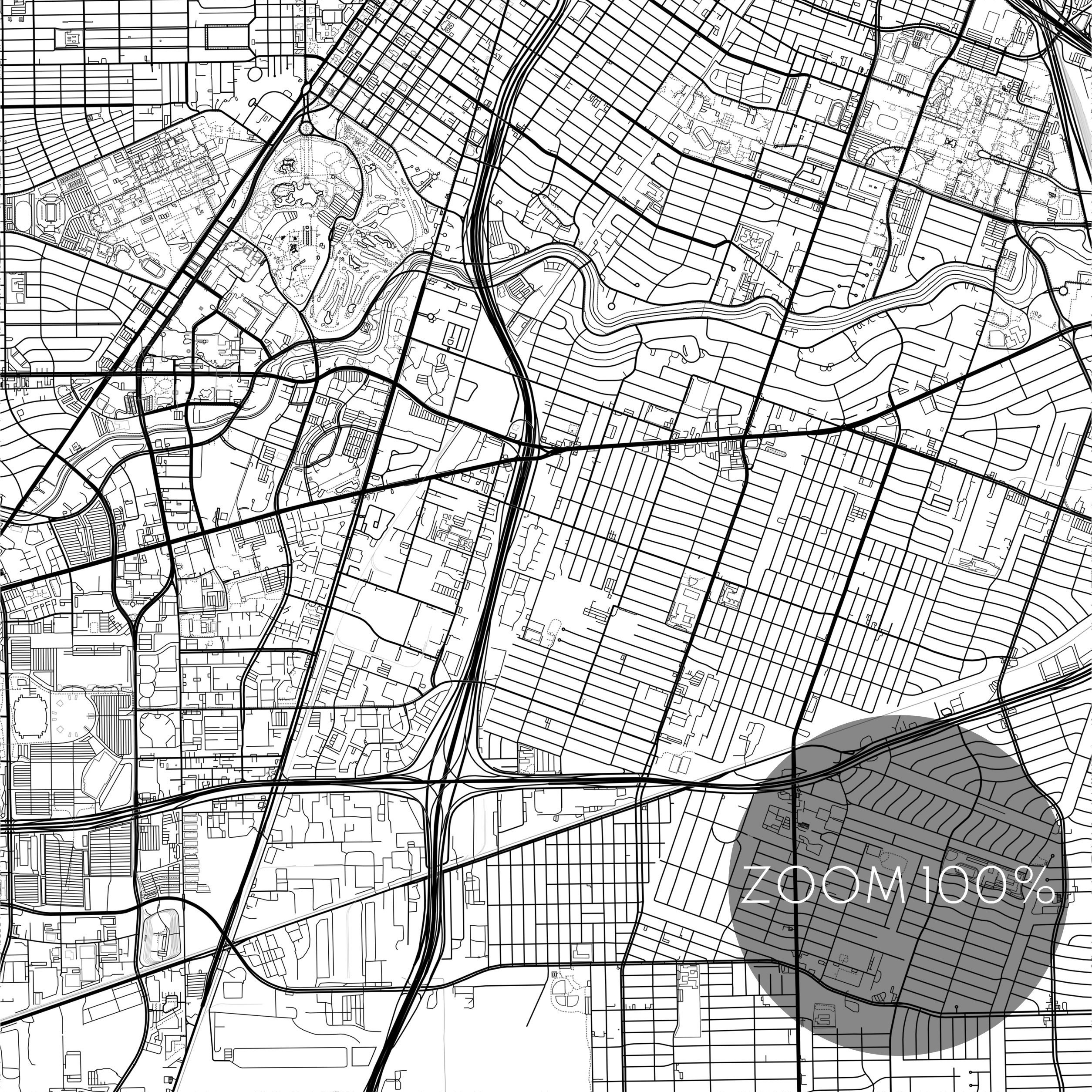 Houston Map Print Houston City Map Poster Download Houston Printable ...