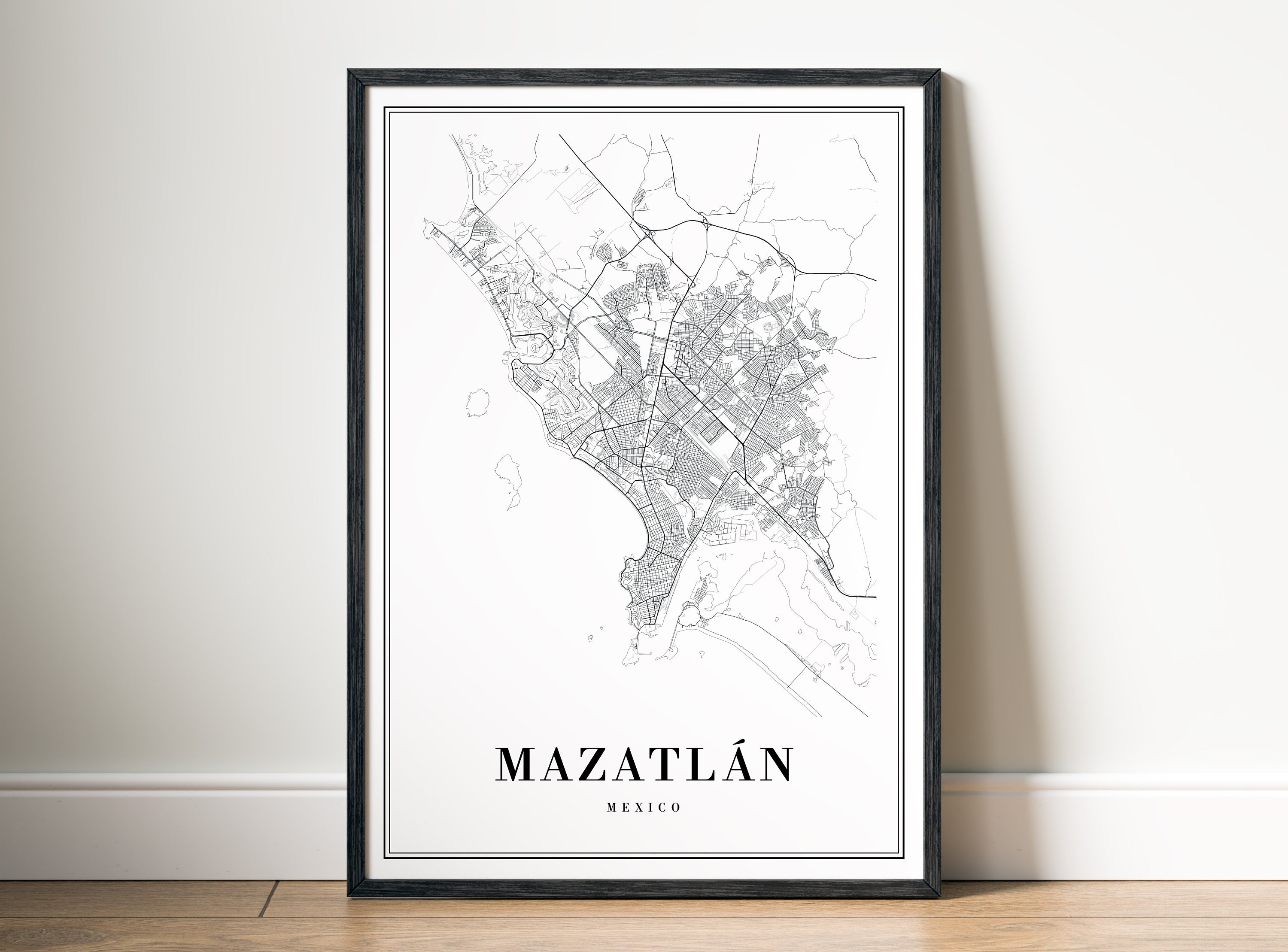 Mapa de Mazatlán para imprimir, descargar, póster, mapa de Mazatlán ...
