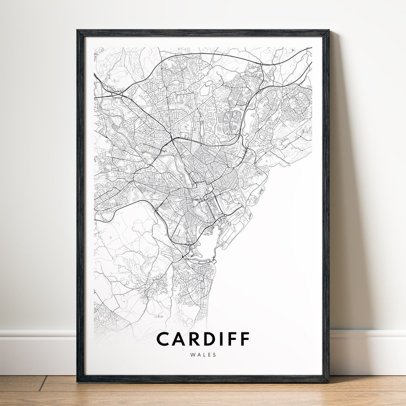 Cardiff Digital Print - Etsy