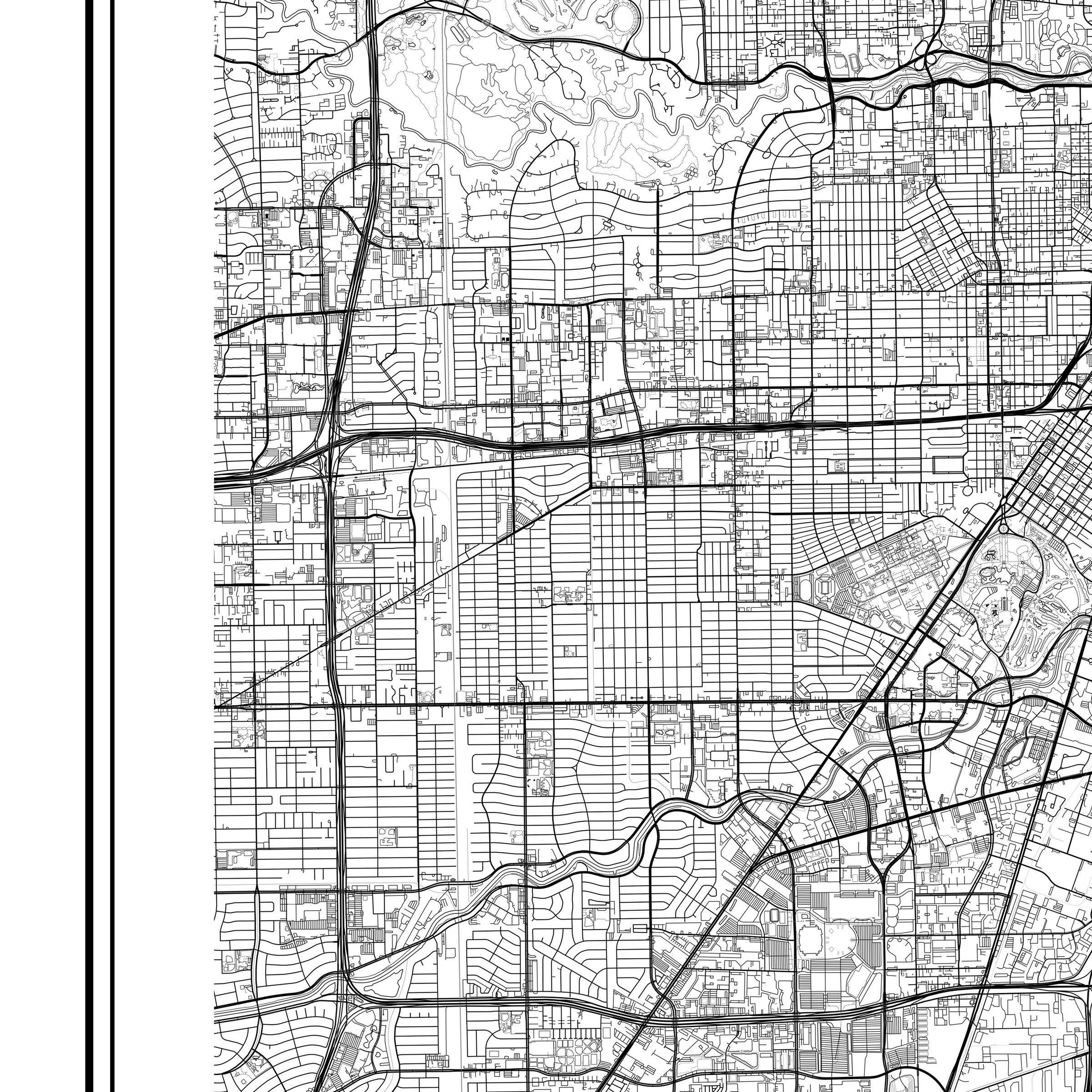 Houston Map Print Houston City Map Poster Download Houston Printable ...