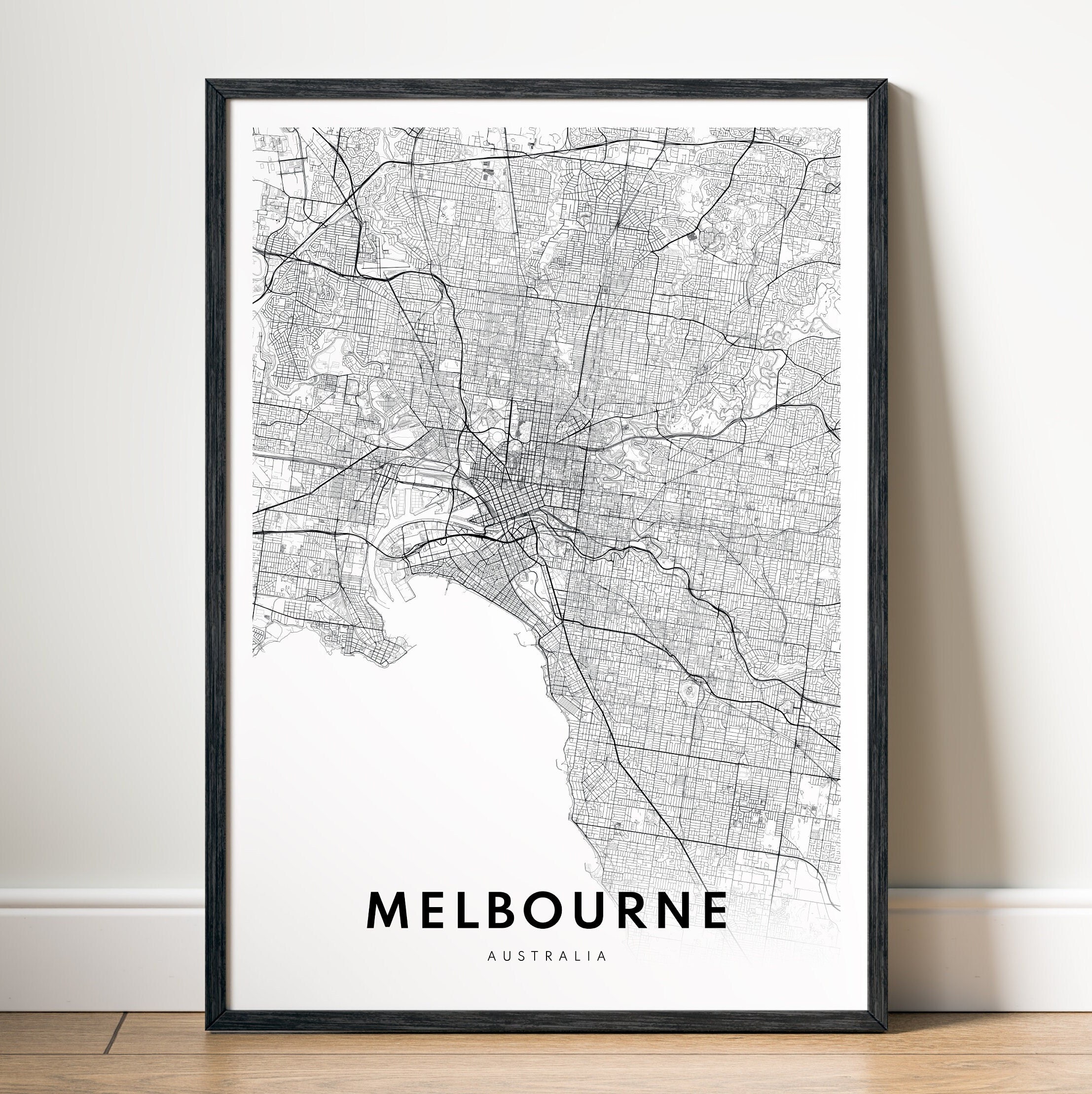 Melbourne Map Print, Melbourne Map Poster, Download Printable Melbourne ...