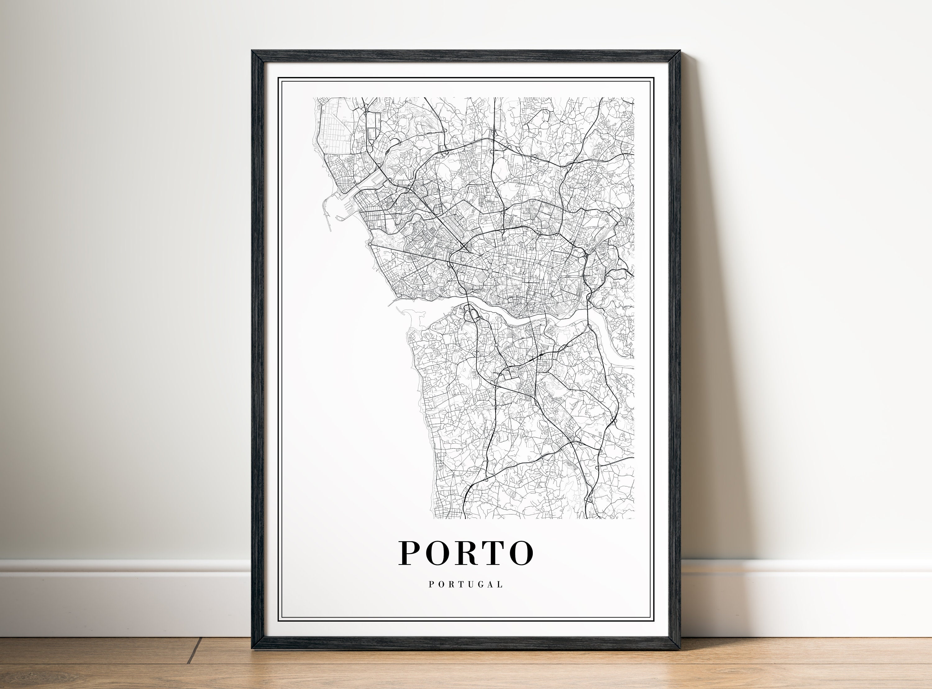 Porto Map Print, Porto Map Poster, Download Printable Porto Map ...