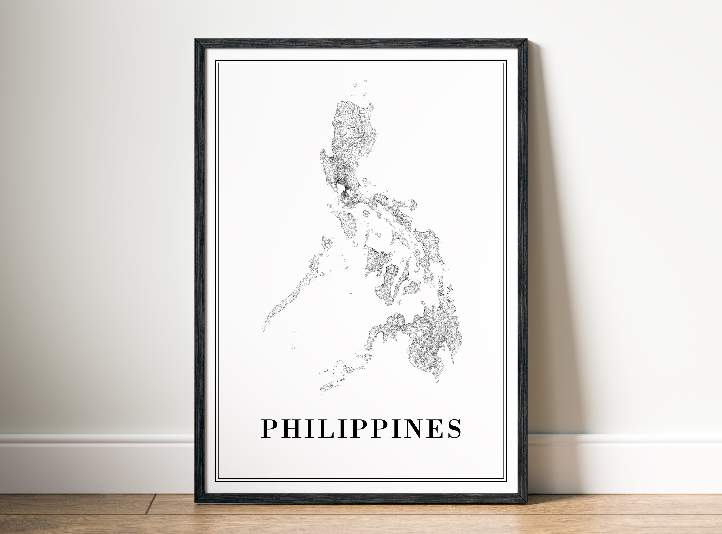 Philippines Map Print Download Philippines Map Poster Philippines ...