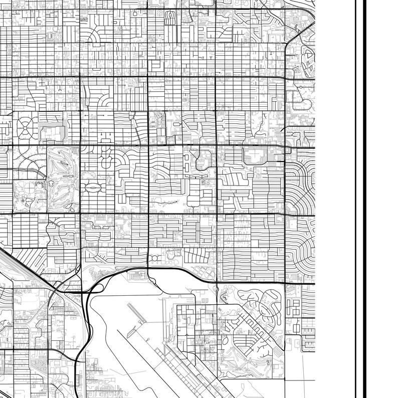 Tucson Arizona Map Print Tucson Poster Digital Map Tucson Printable ...