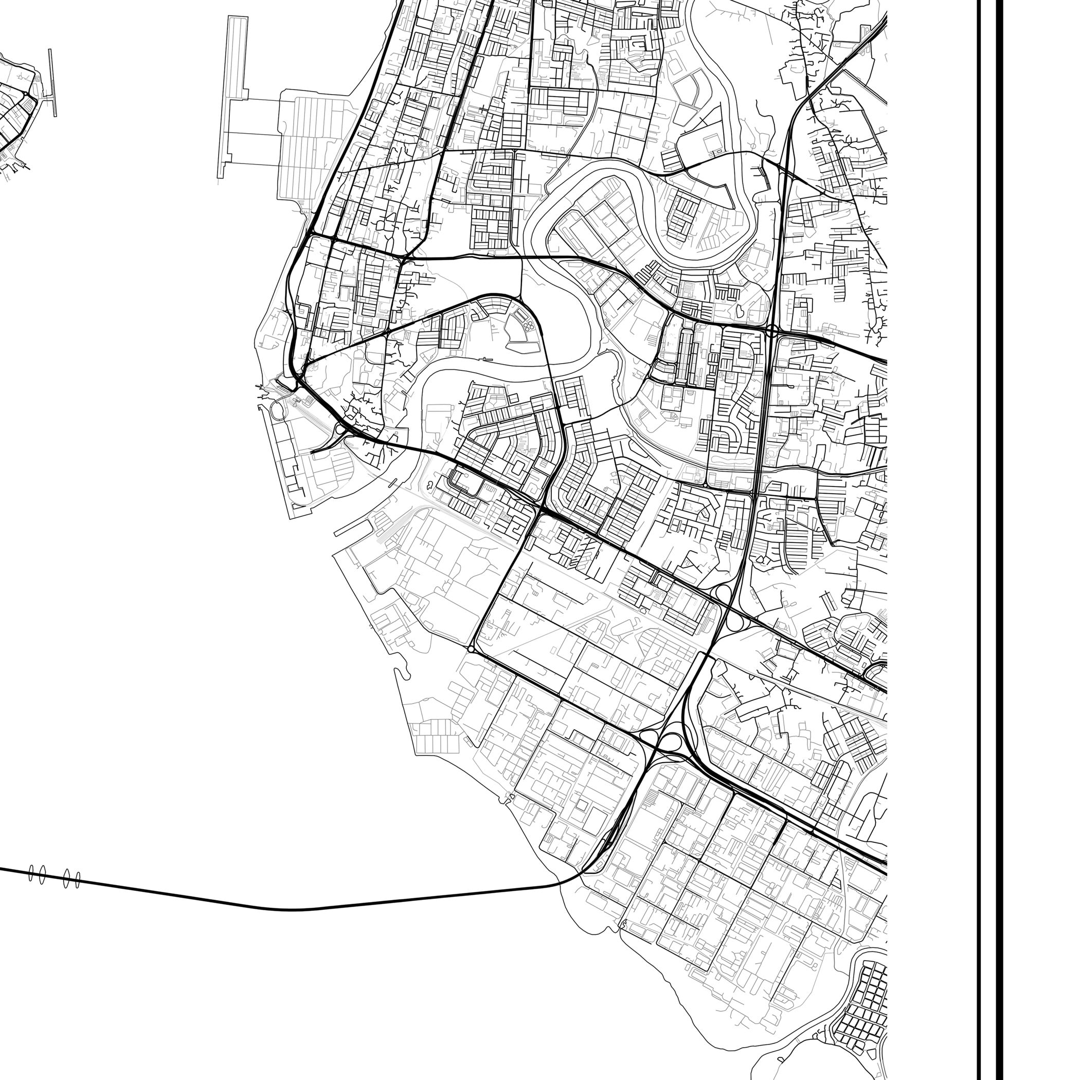 Penang Map Print Penang Malaysia Map Poster Download Penang Printable ...