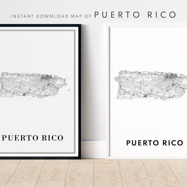 Puerto Rico Poster - Etsy