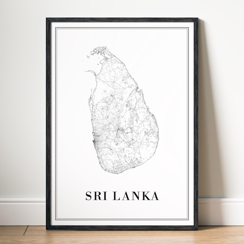 Sri Lanka Poster - Etsy