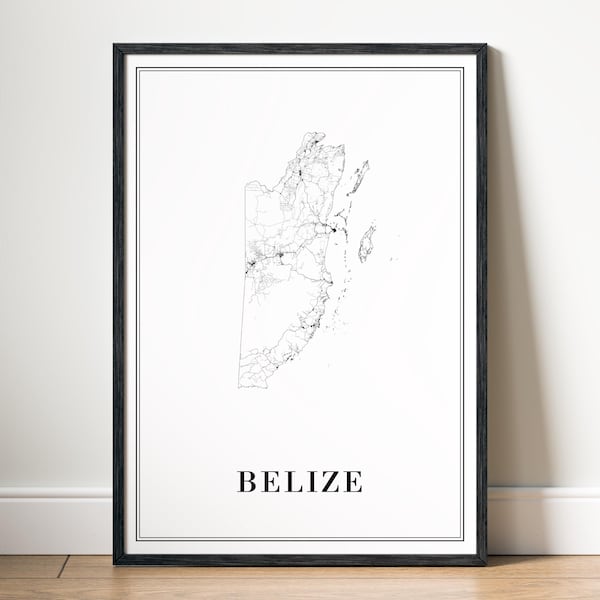 Belize Poster - Etsy