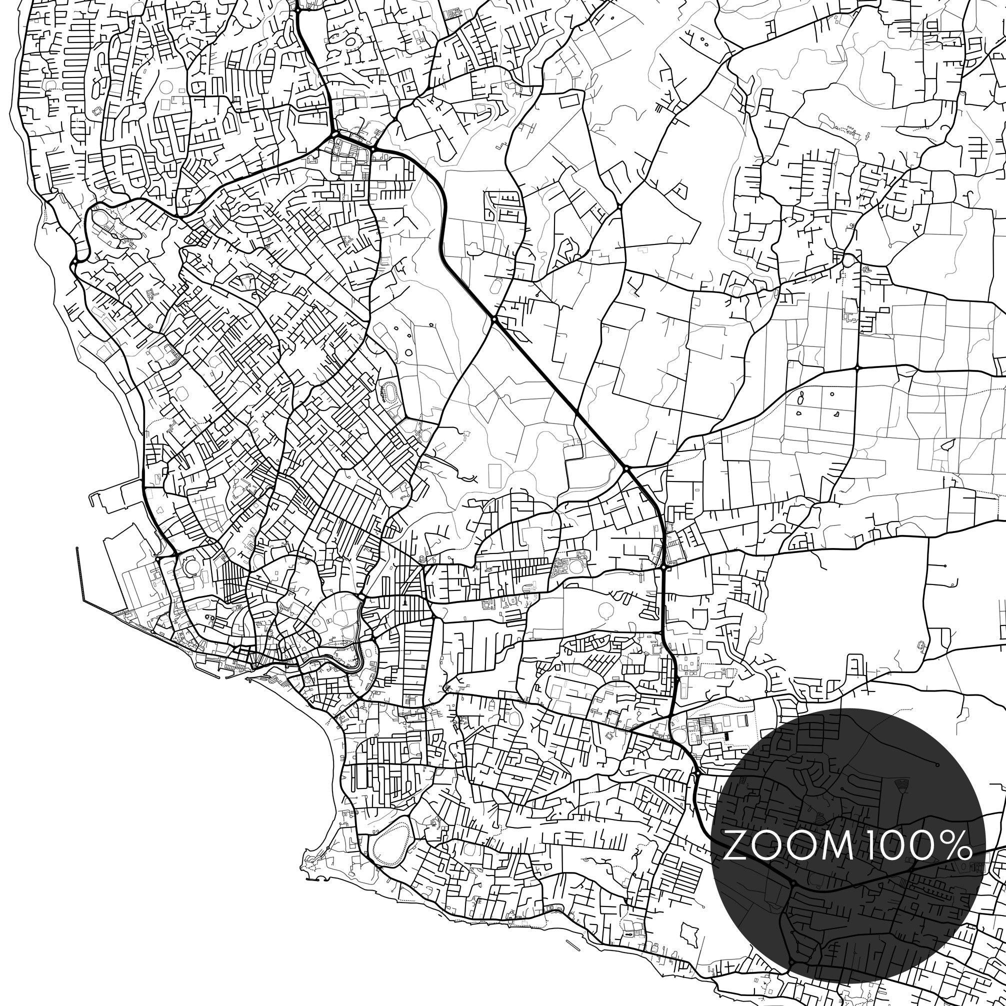 Barbados Map Print Download Barbados Map Digital Poster Barbados Map ...