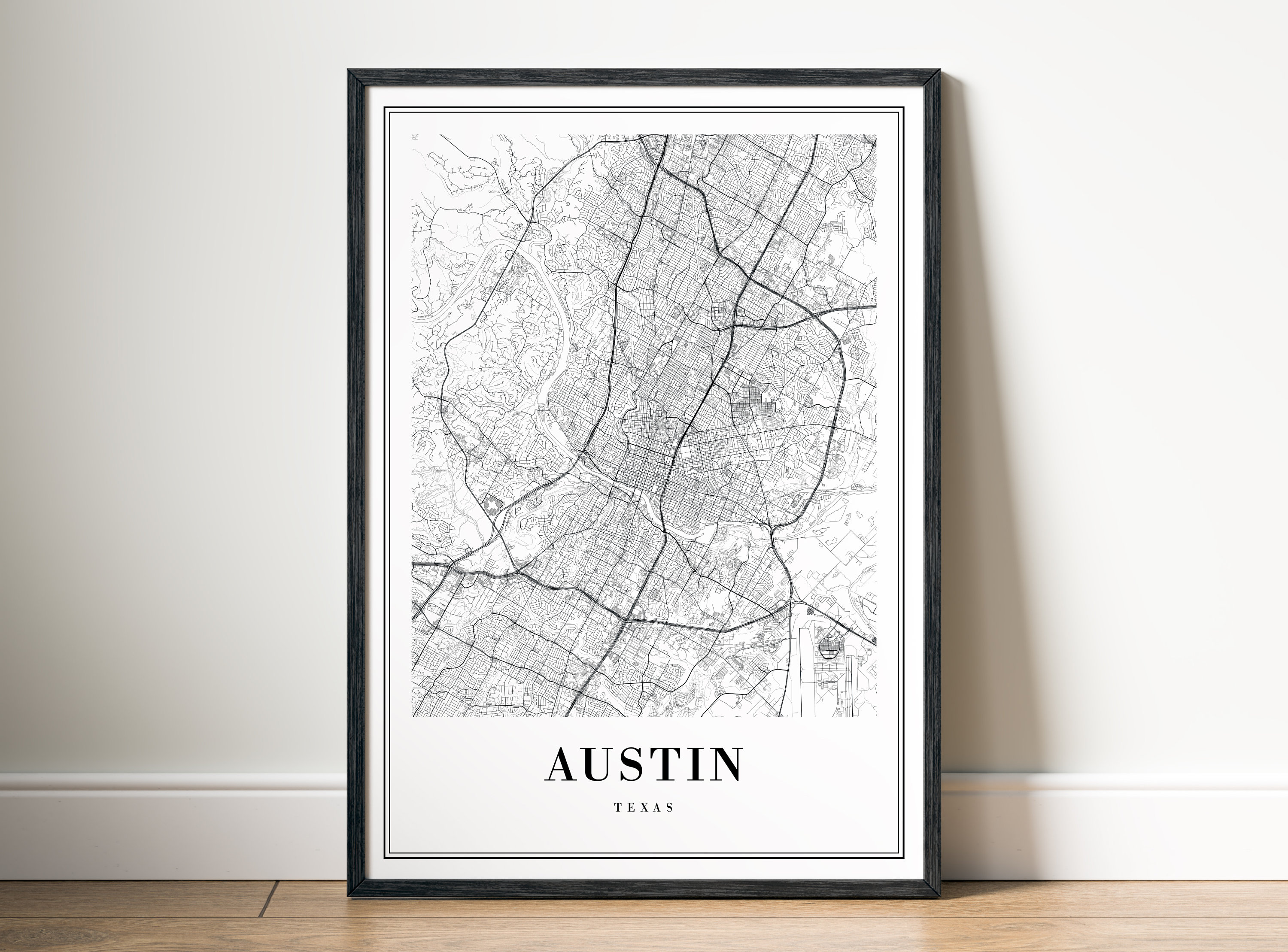 Austin Map Print, Austin Map Poster, Download Printable Austin Map ...