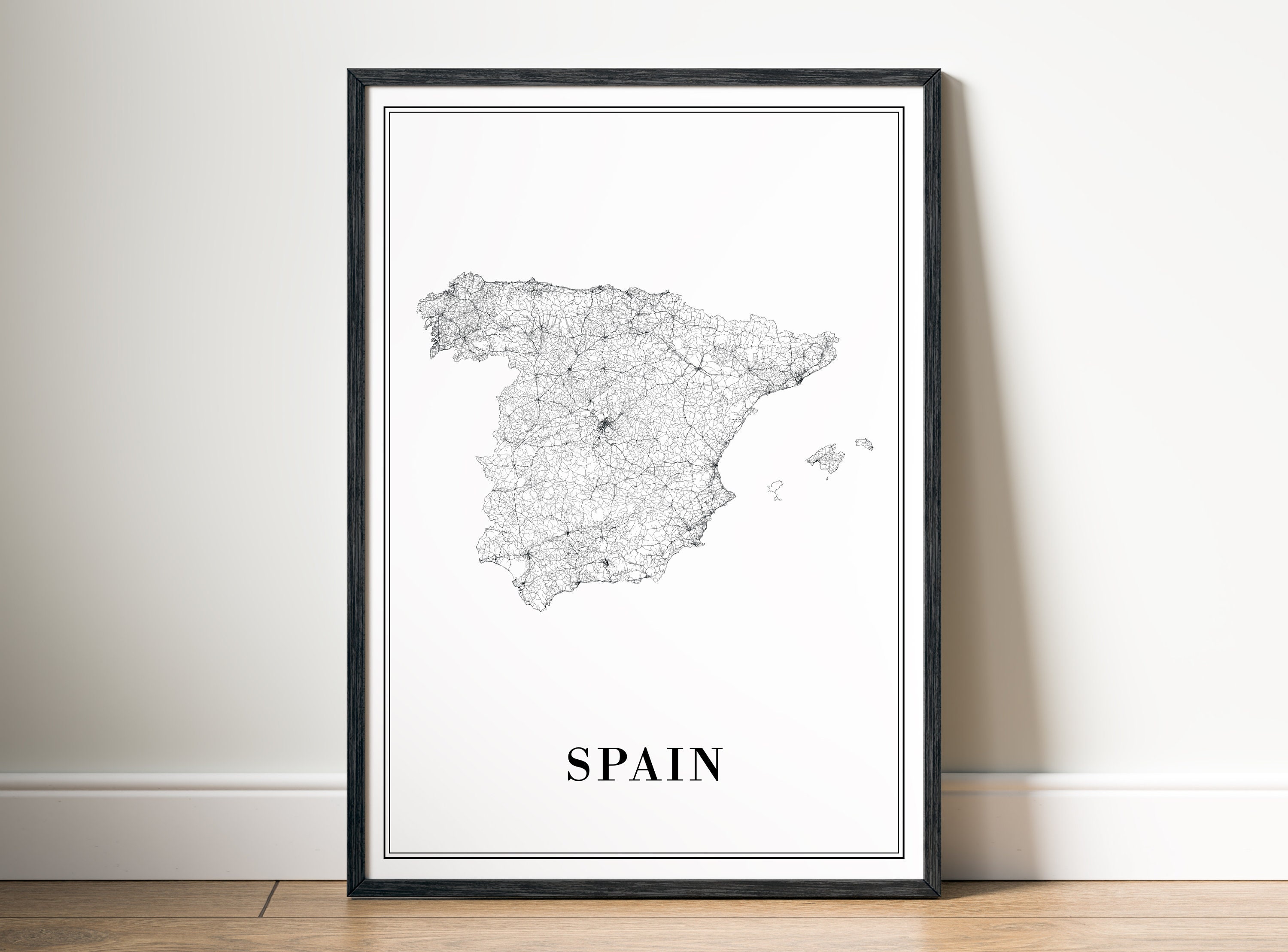 Download Spain Map Print Spain Map Poster Download Spain Printable ...