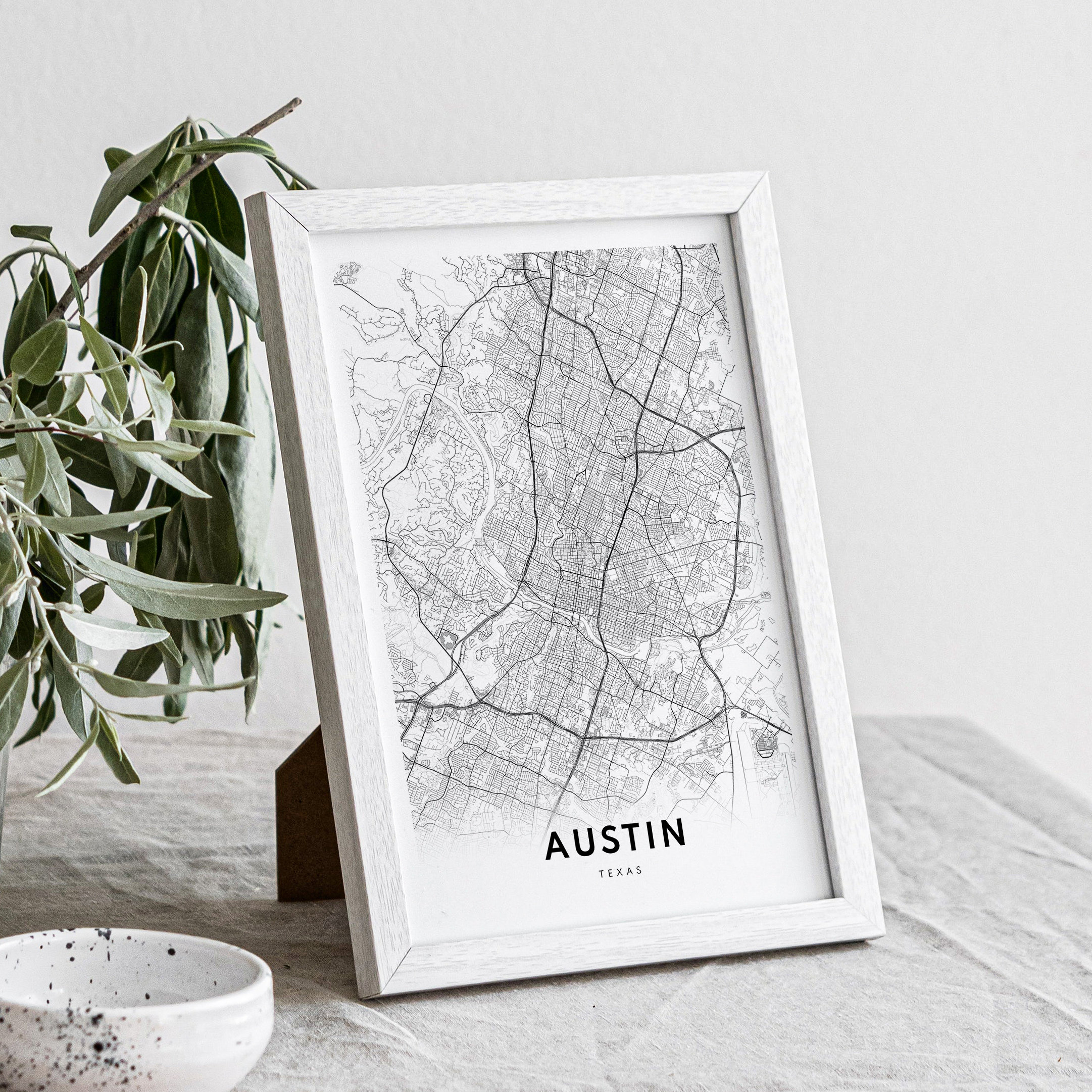 Austin Map Print, Austin Map Poster, Download Printable Austin Map ...