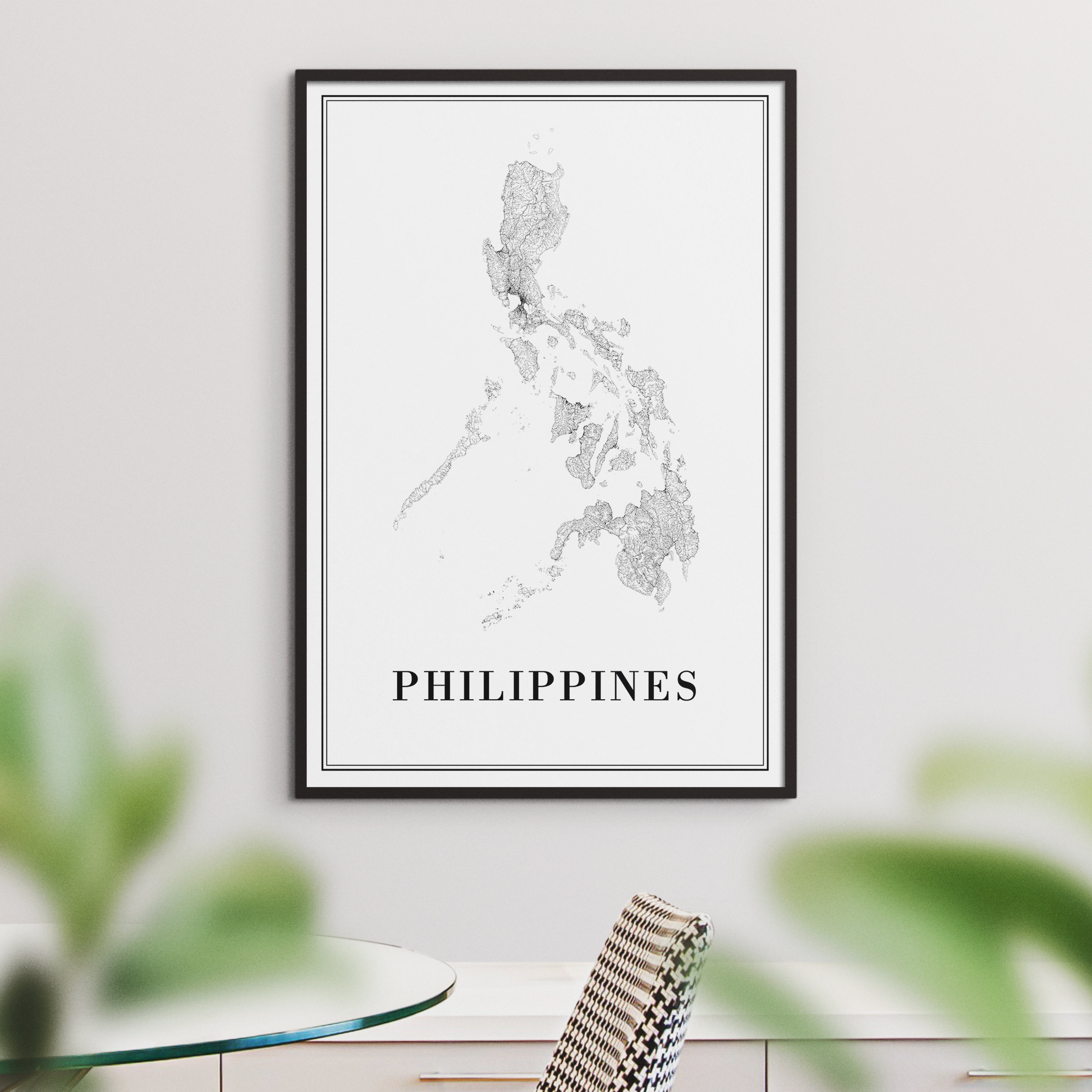 Philippines Map Print Download Philippines Map Poster Philippines ...