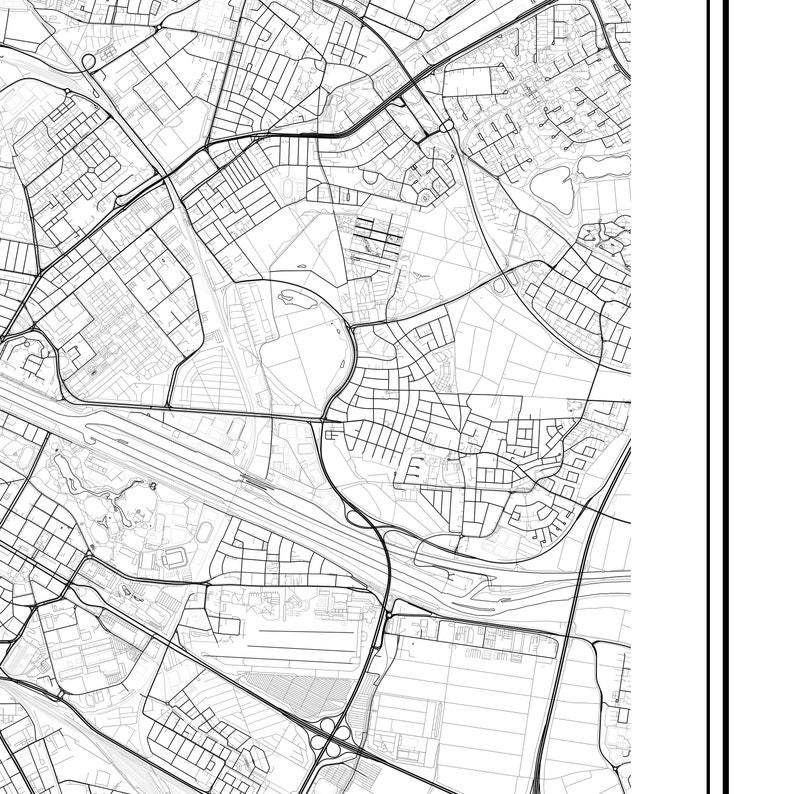 Mannheim Map Print, Mannheim Germany Map Poster, Mannheim Printable Map ...