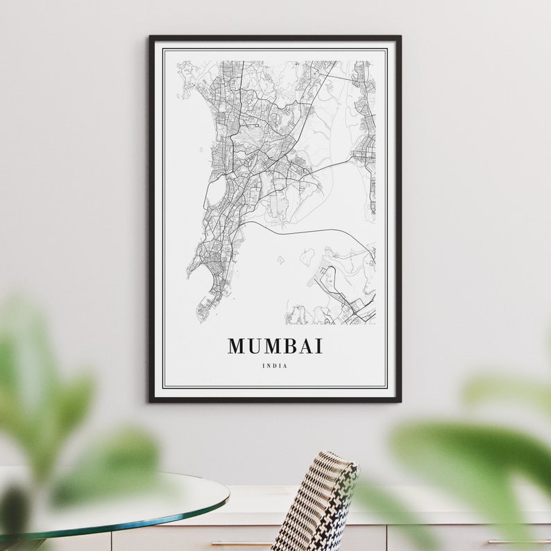 Mapa de Mumbai para imprimir en formato digital, descarga gratuita ...