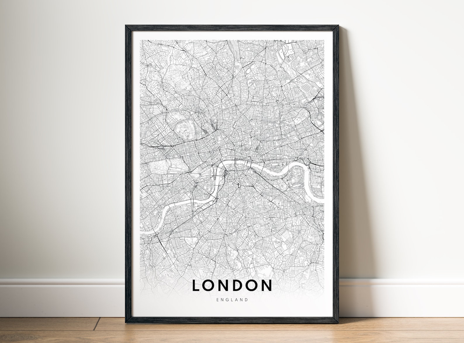 London Map Print, London Map Poster, Download Printable London Map ...