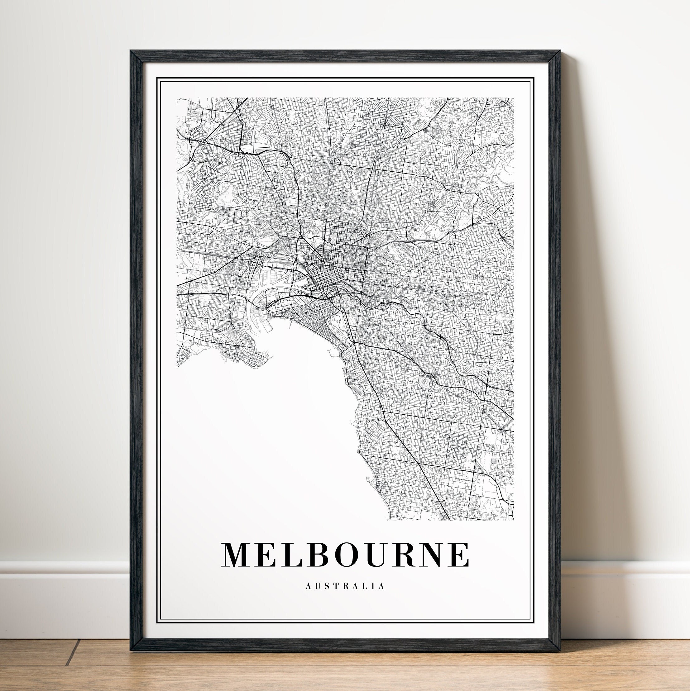 Melbourne Map Print, Melbourne Map Poster, Download Printable Melbourne ...