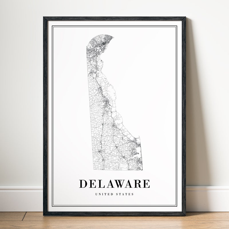Delaware Poster - Etsy