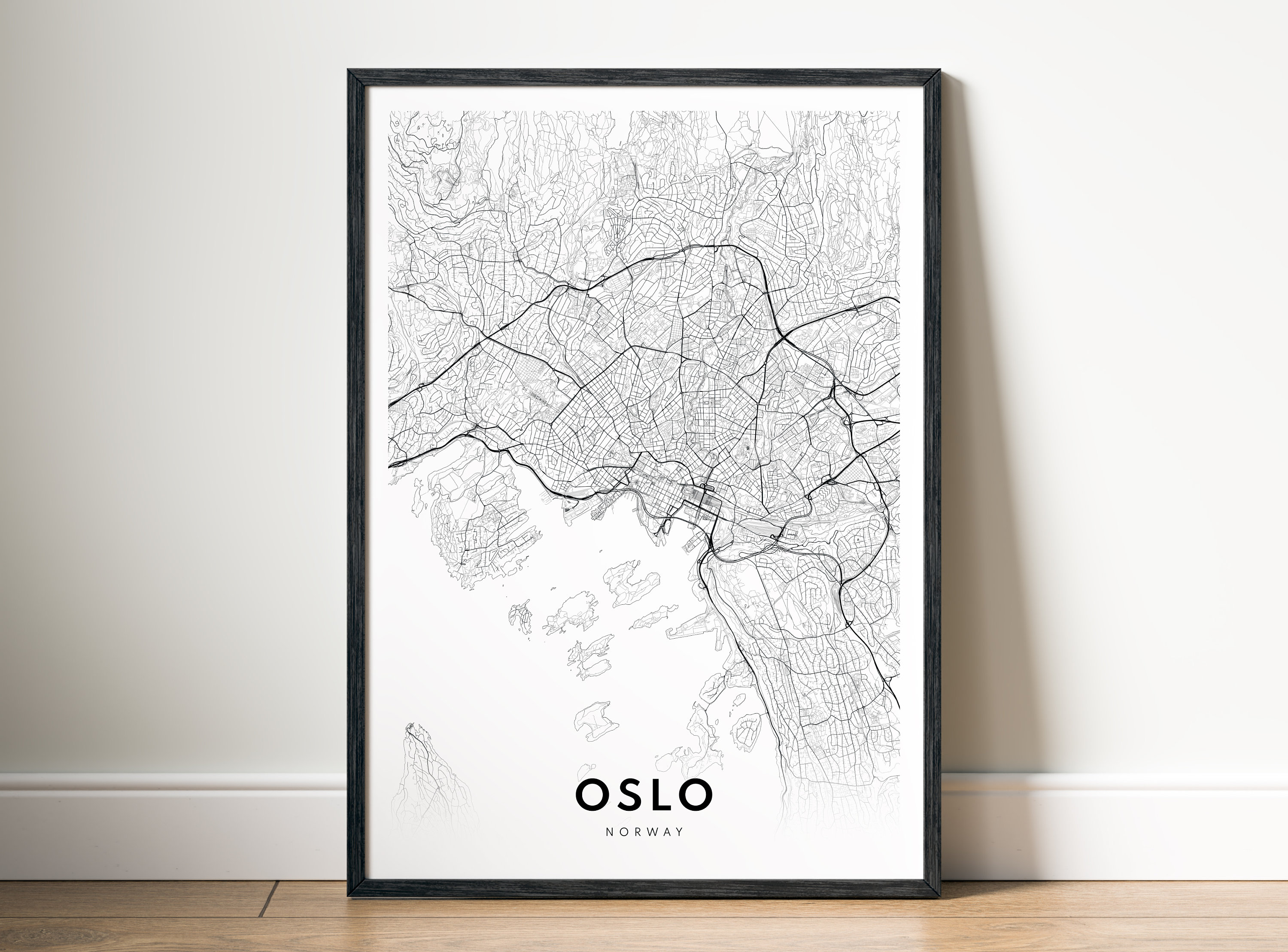 Mapa turistico oslo foto - Explorandofrancia.com