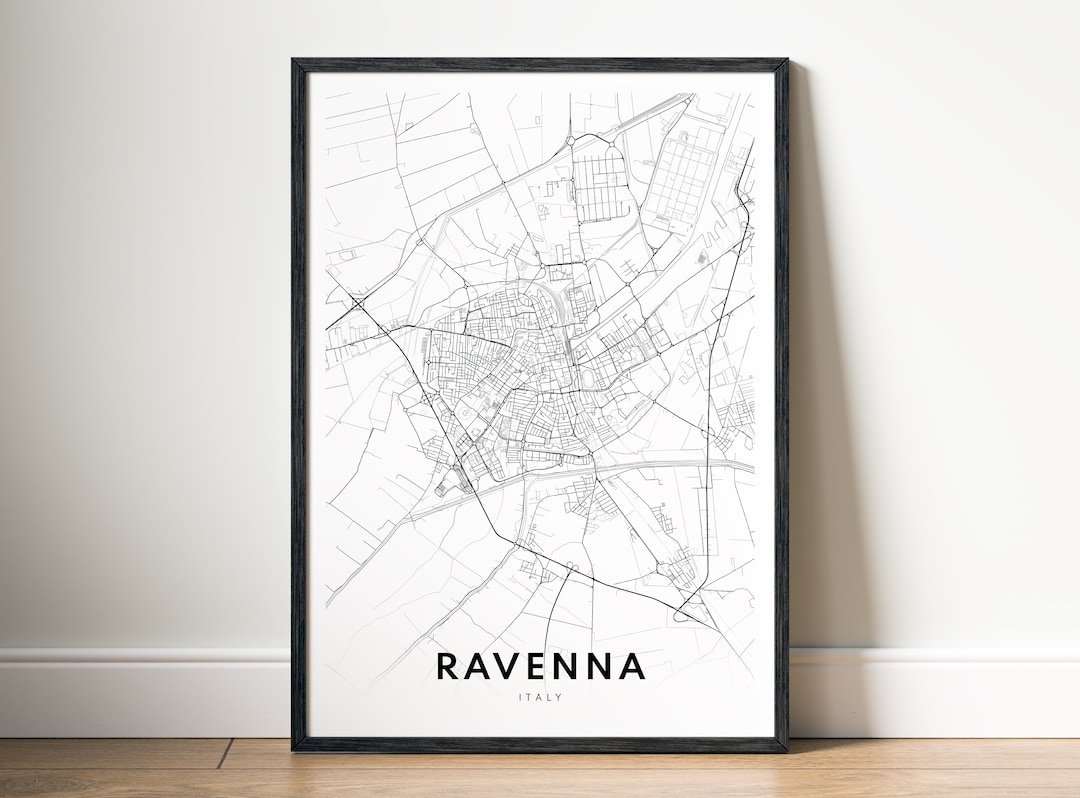 Ravenna Map Print Ravenna Italy Map Poster Download Ravenna Printable ...
