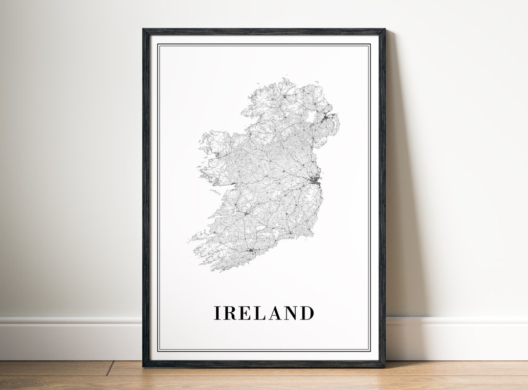 Download Ireland Map Print Ireland Map Poster Download Ireland ...