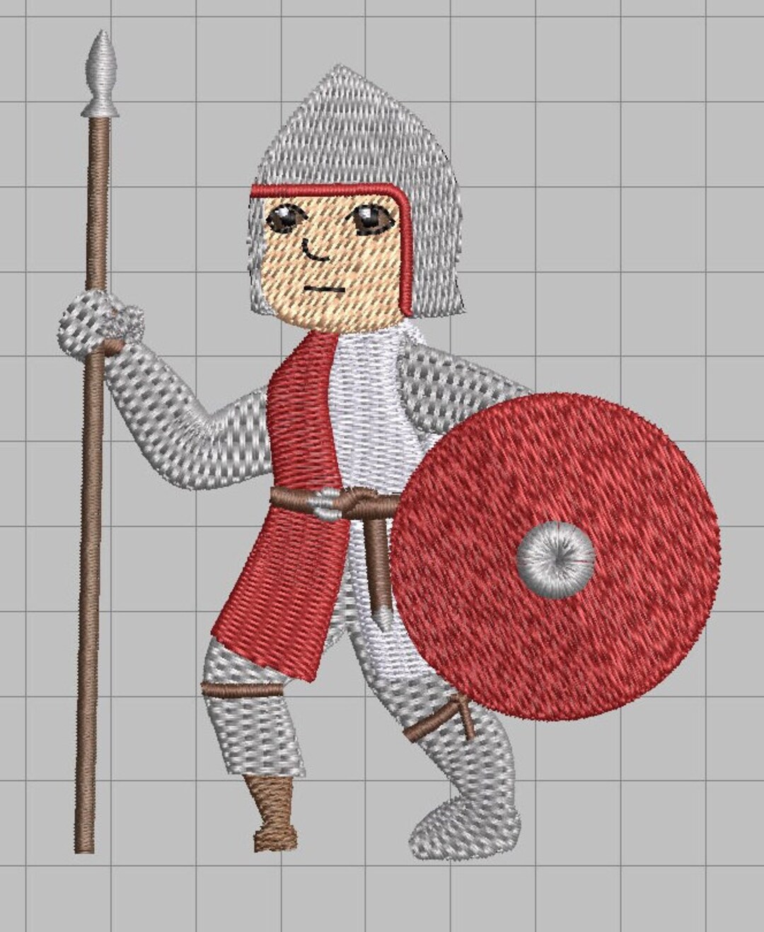 Human Fighter Modular Machine Embroidery File you Need an Embroidery ...