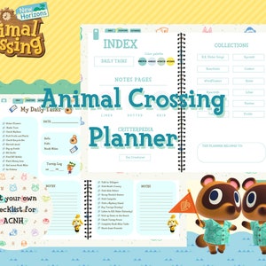 Animal Crossing: New Horizons Planner, Checklist, Digital Planner, - Etsy