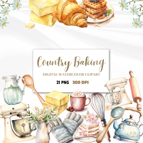 Baking Clipart - Etsy