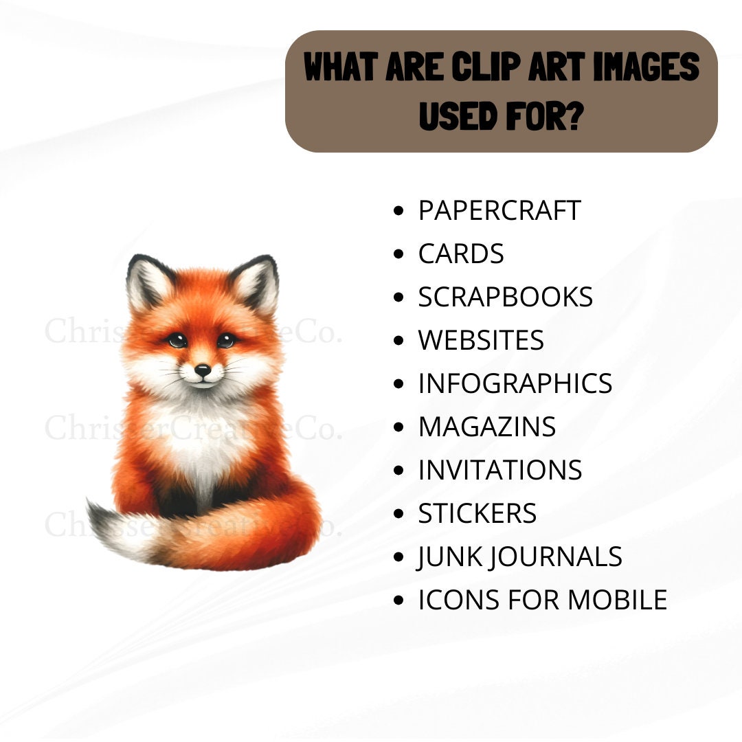 Forest Animals Clip Art, Watercolor Clipart, Safari Animals, Cute ...