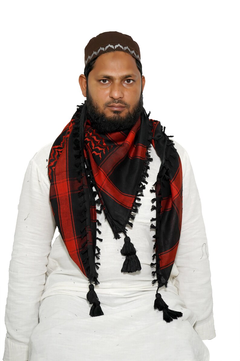 Free Palestine, Palestine Support Traditional Shemagh With Tassels ...