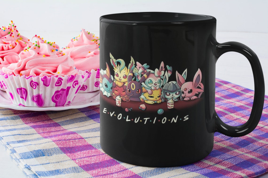 Anime Coffee Cup, Eevee Coffee Mug, Anime Decor, Anime Mug, Vaporeon ...