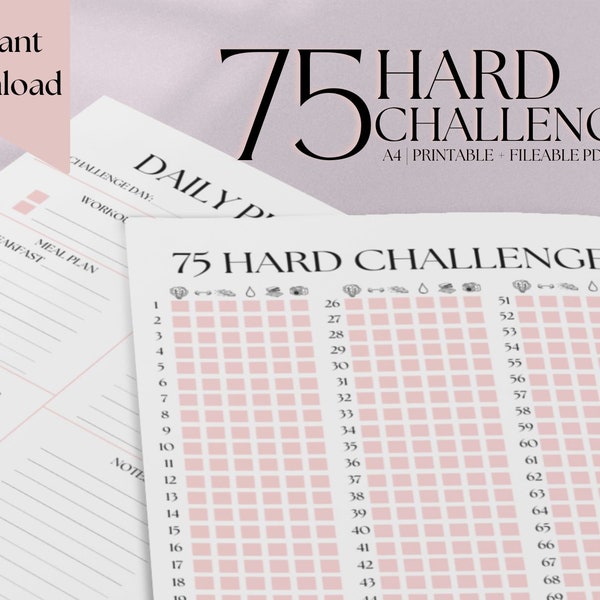 75 Mom Challenge Printable - Etsy