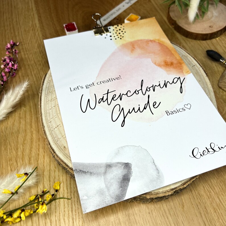 Watercolor Guide Watercoloring for Beginners Learn to Watercolor ...