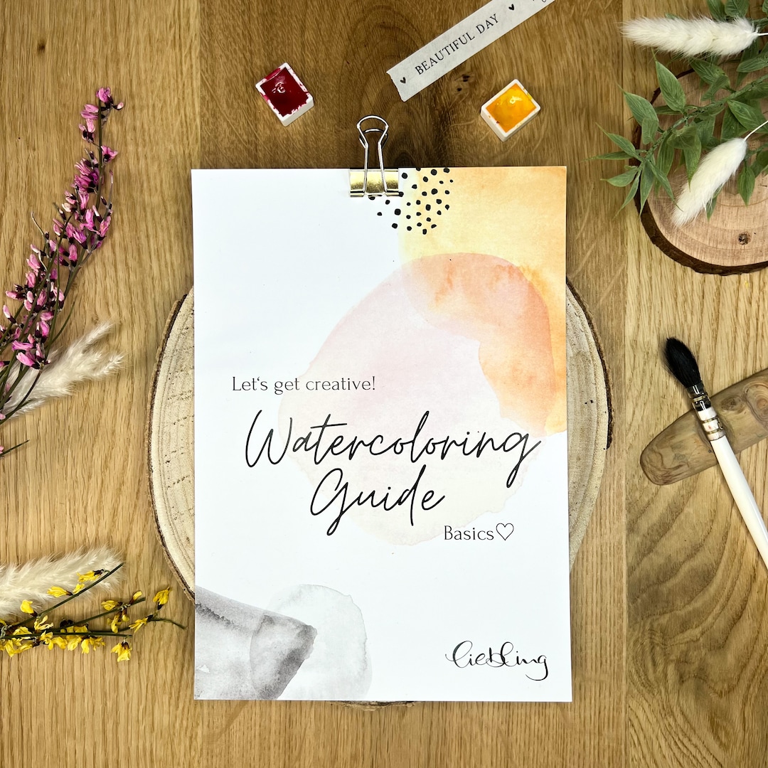 Watercolor Guide Watercoloring for Beginners Learn to Watercolor ...