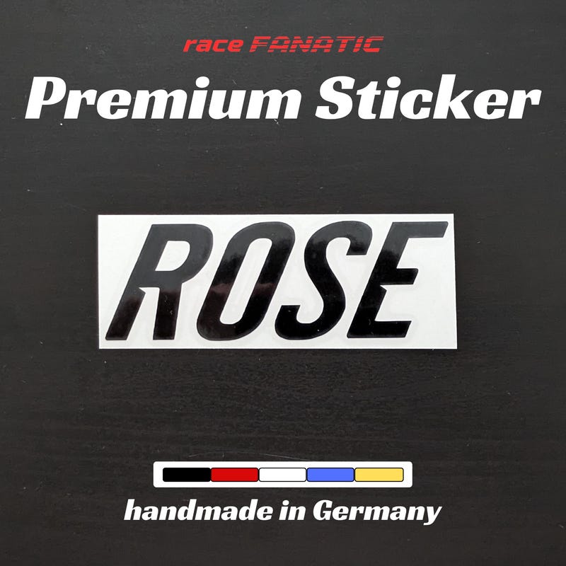 Rose Bicycle Decal - Etsy