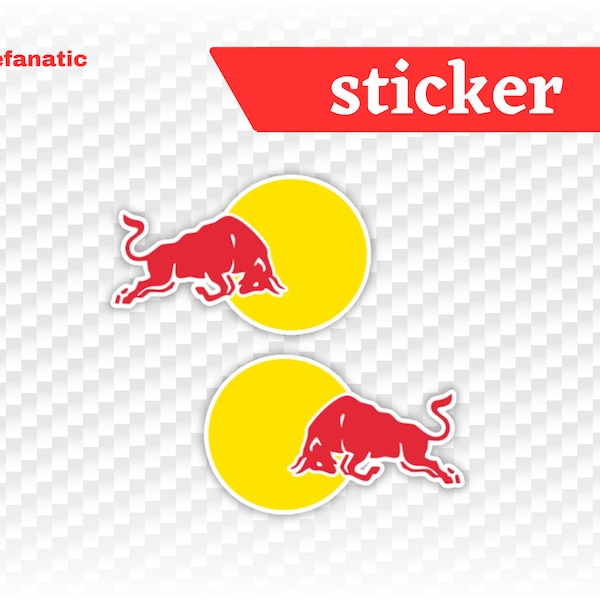 Red bull sticker - Etsy France